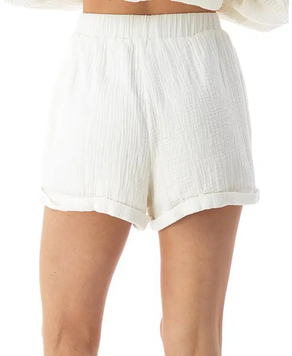 Heaven Jack Textured Pull-on Shorts