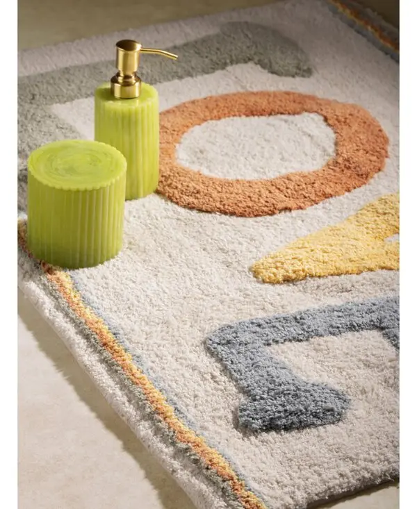 GAURI KOHLI Love Bath Mat, 36" L X 24" W