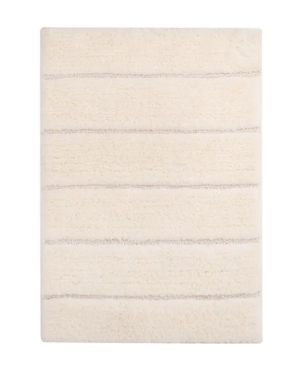 GAURI KOHLI Riga Bath Mat, 36 L X 24 W - Ivory
