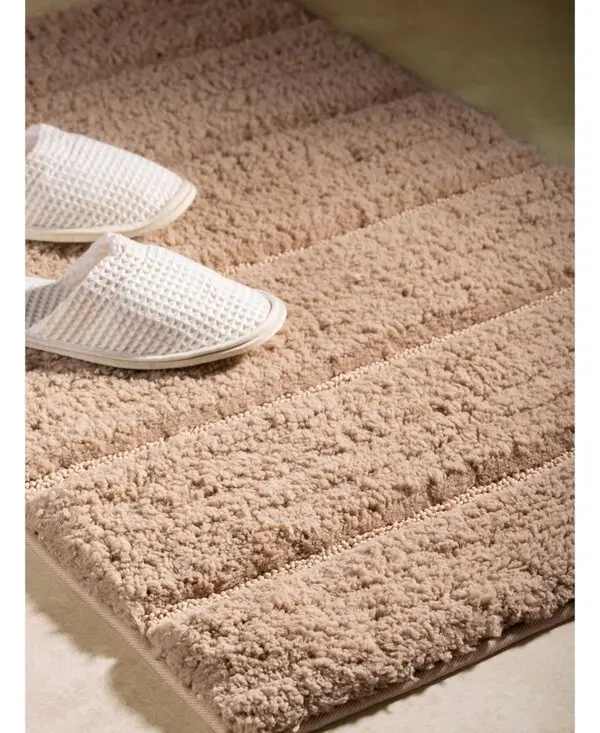 GAURI KOHLI Riga Bath Mat, 36 L X 24 W - Taupe