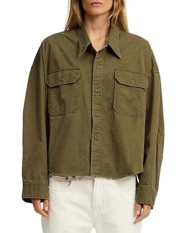 Denimist Cropped Utility Shirt