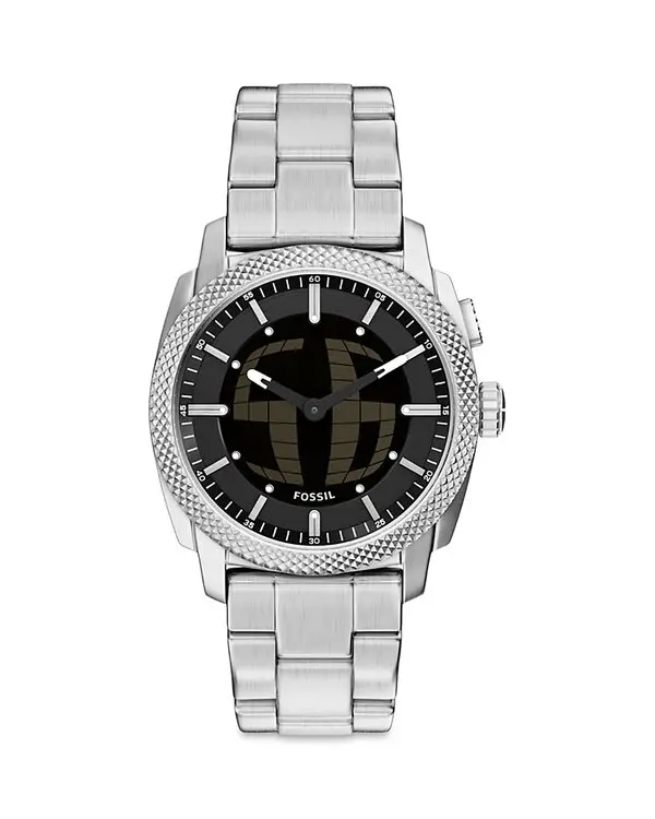 Fossil Machine Big Tic 41mm Watch - Silver/black
