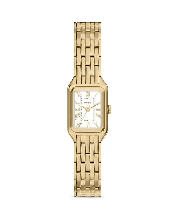 Fossil Raquel Mini Watch 18mm X 29mm - Gold/white