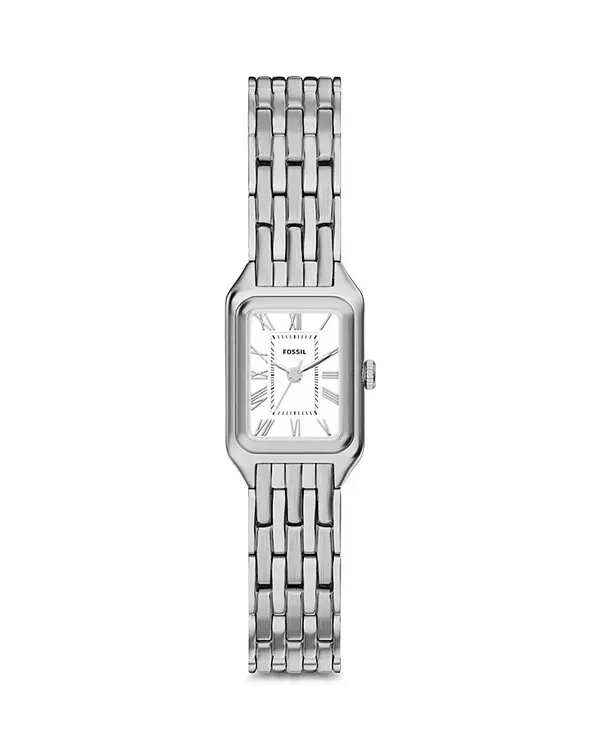 Fossil Raquel Mini Watch, 18mm X 29mm - Silver/white