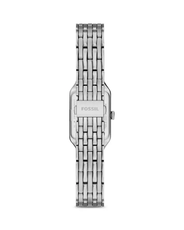 Fossil Raquel Mini Watch, 18mm X 29mm - Silver/white