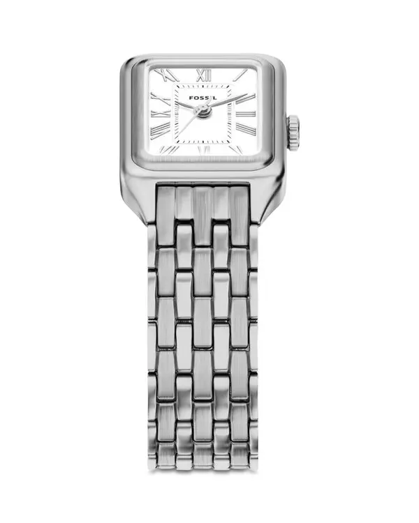Fossil Raquel Mini Watch, 18mm X 29mm - Silver/white