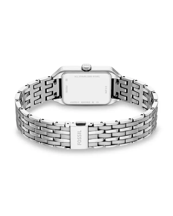 Fossil Raquel Mini Watch, 18mm X 29mm - Silver/white