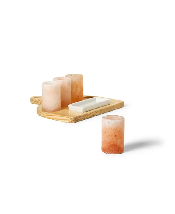 UNCOMMON GOODS Himalayan Salt Tequila Glasses, Set Of 4 - Pink