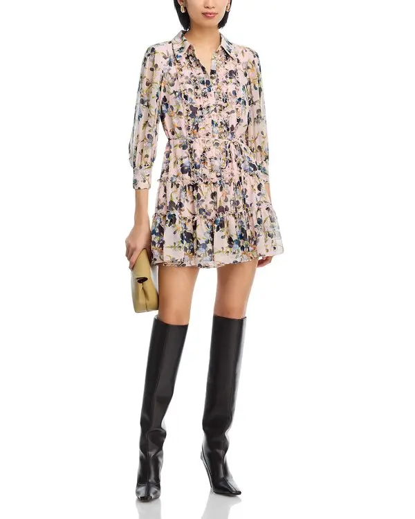 Cinq À Sept Trailing Iris Rhys Dress