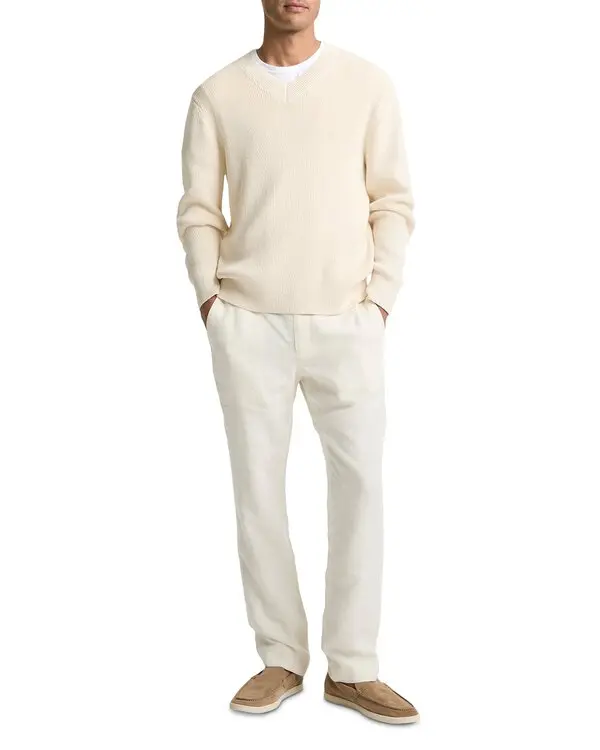 Vince Spring Rib V-neck Sweater