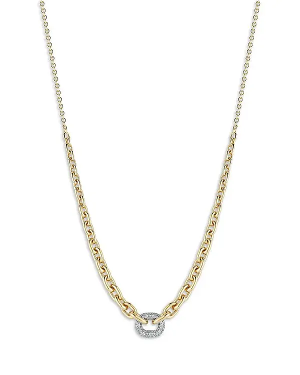 Walters Faith 18k Yellow Diamond Morrell Graduated Link Necklace - Gold