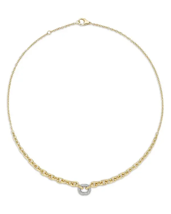 Walters Faith 18k Yellow Diamond Morrell Graduated Link Necklace