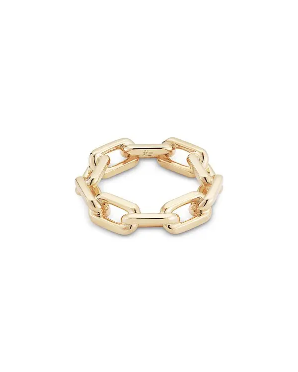 Walters Faith 18k Yellow Saxon Large Chain Link Ring - Gold
