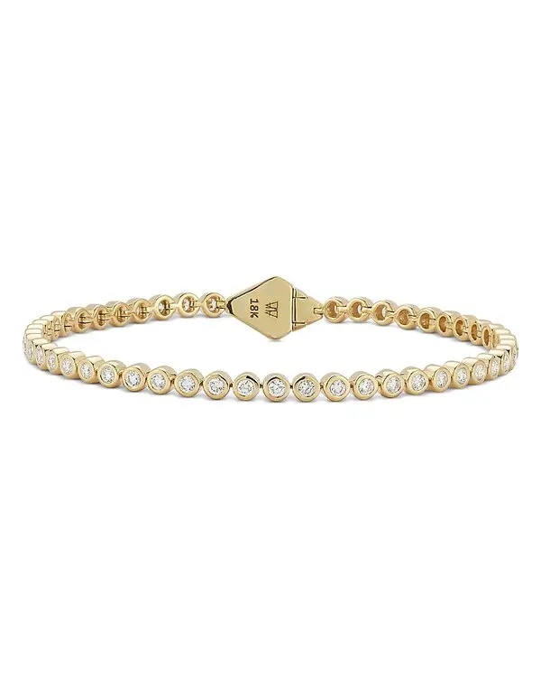 Walters Faith 18k Yellow Diamond Bezel Set Bracelet - Gold