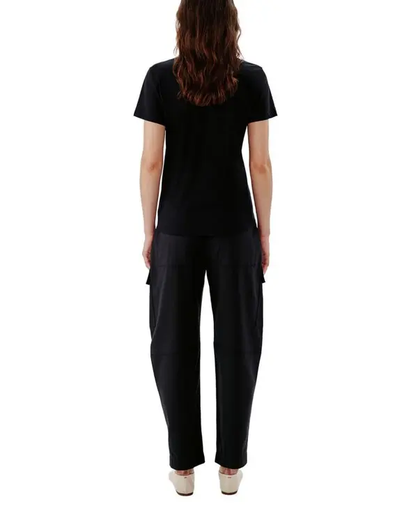 Another Tomorrow V-neck Tee - Black
