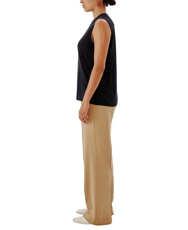 Another Tomorrow Sleeveless Tee - Black