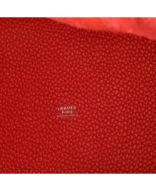 Hermès Mm Picotin Lock Bag - Red