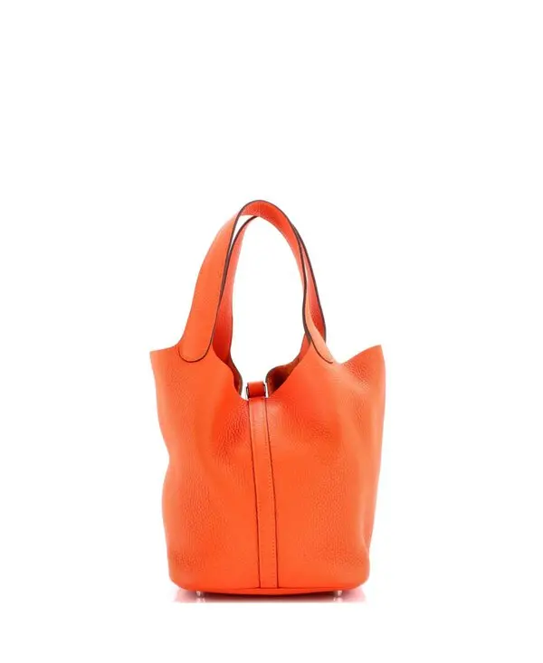 Hermès Picotin Lock Mm Bucket Bag - Orange