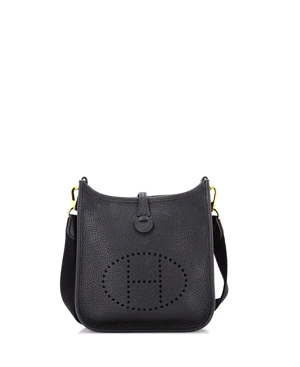 Hermès Tpm Evelyne Bag Gen Iii Clemence - Black