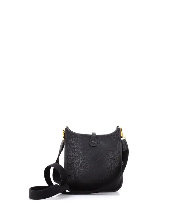 Hermès Tpm Evelyne Bag Gen Iii Clemence - Black