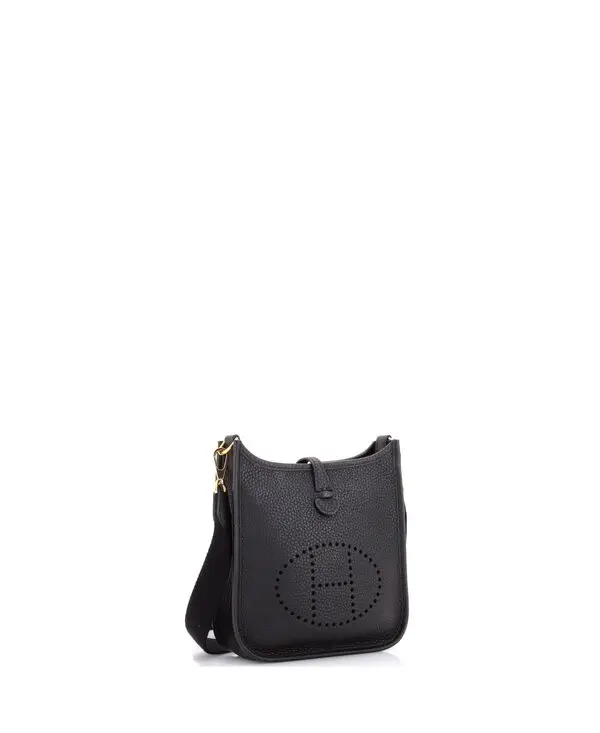 Hermès Tpm Evelyne Bag Gen Iii Clemence - Black