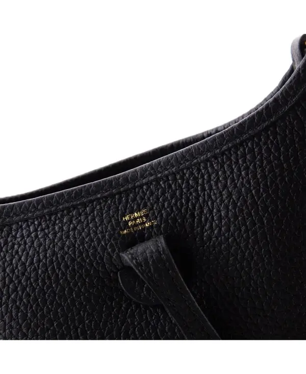 Hermès Tpm Evelyne Bag Gen Iii Clemence - Black