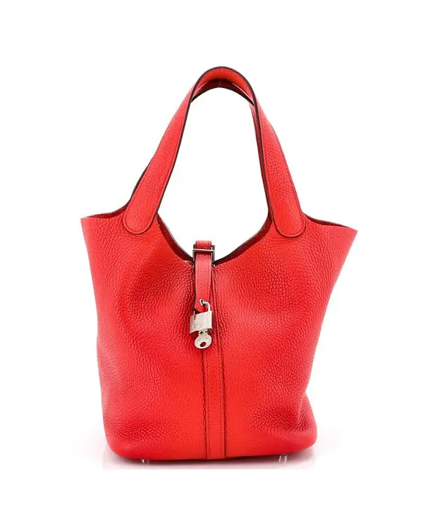 Hermès Mm Picotin Lock Bag Clemence