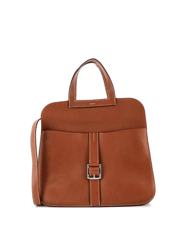 Hermès 31 Halzan Bag Clemence - Brown