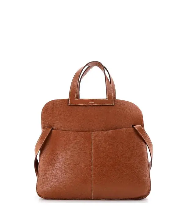 Hermès 31 Halzan Bag Clemence - Brown