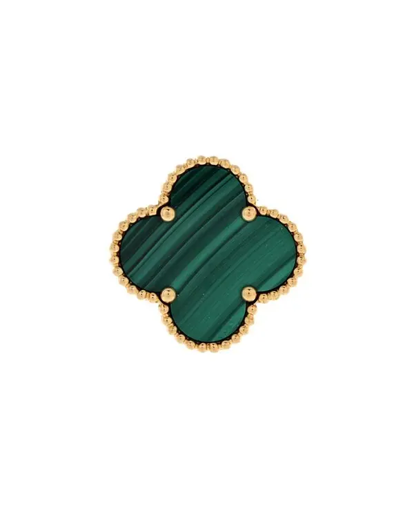 VAN CLEEF & ARPELS Magic Alhambra 18k Ring With Malachite - Gold