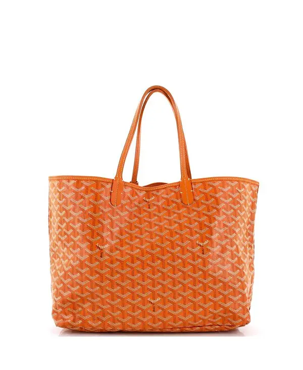 Goyard Pm Saint Louis Tote Coated Canvas - Orange