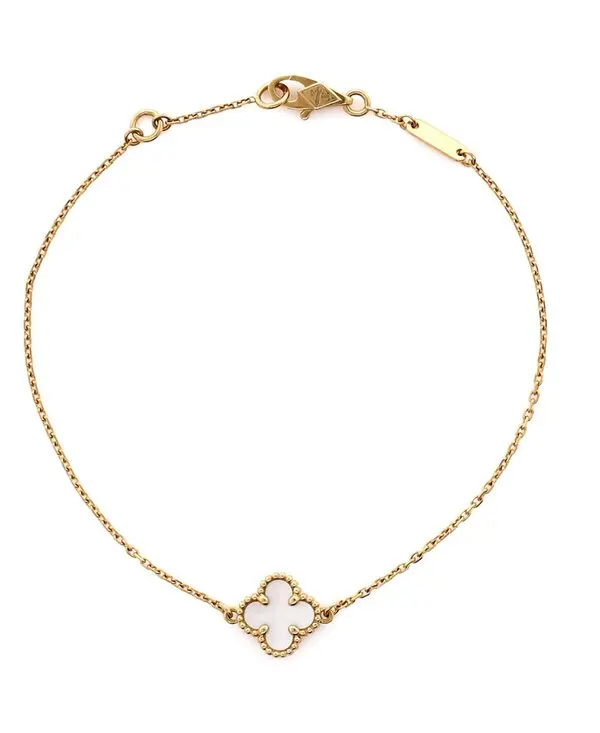 VAN CLEEF & ARPELS Sweet Alhambra Bracelet 18k And Mother Of Pearl - Gold