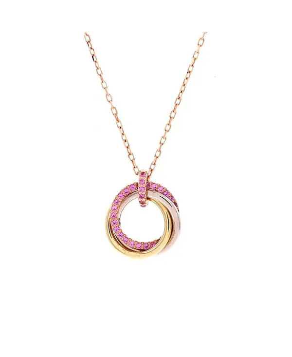 CARTIER Medium Trinity Pendant Necklace - Gold