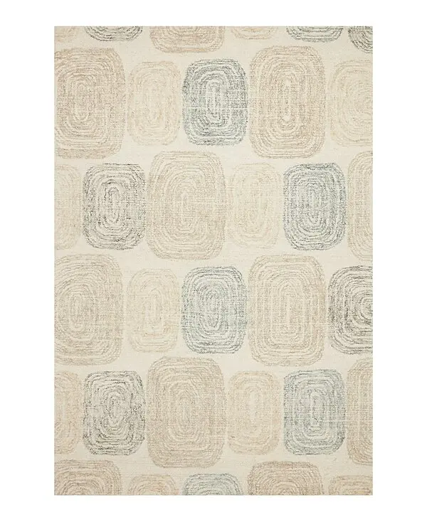 LOLOI Milo Mlo-01 Area Rug 2'3x3'9 - Teal/neutral