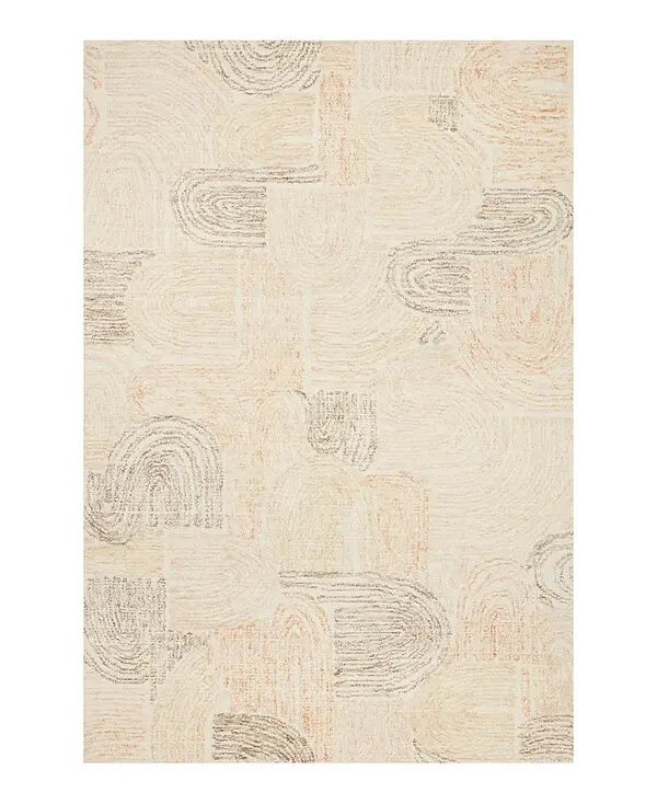LOLOI Milo Mlo-02 Area Rug 2'3x3'9 - Peach/pebble