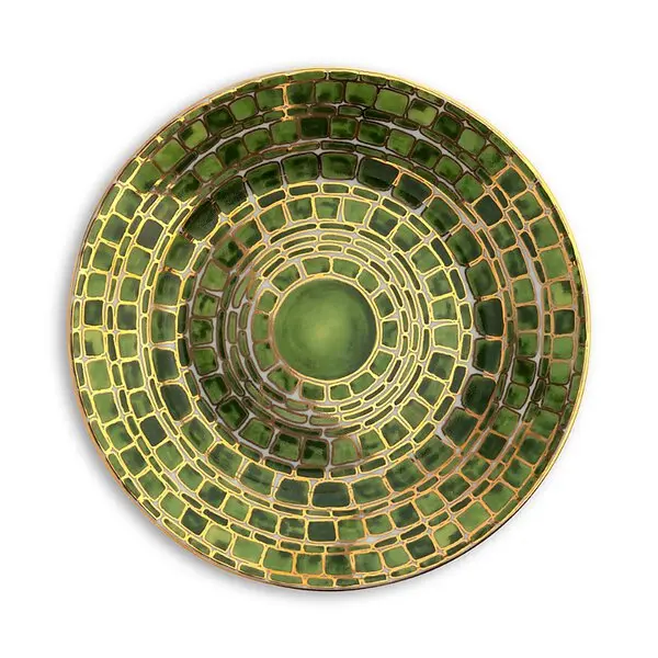 TANIA BULHOES Bread Plate, Jade