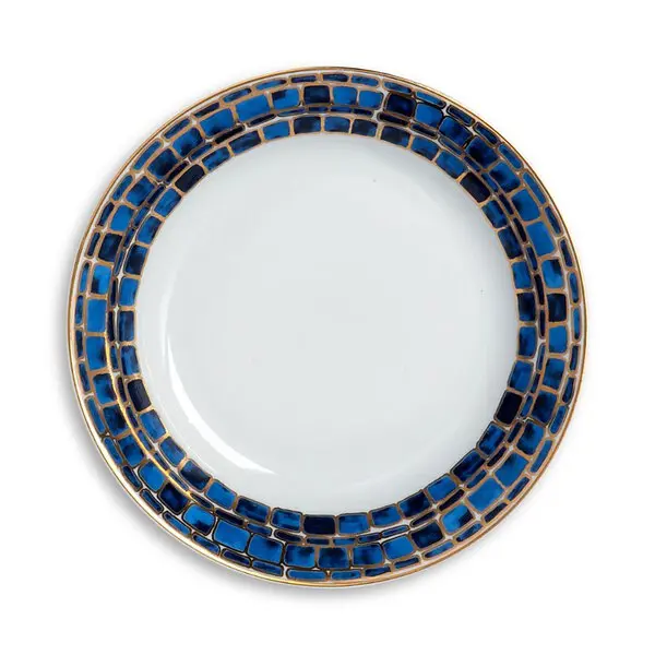 TANIA BULHOES Soup Plate, Jade - Blue
