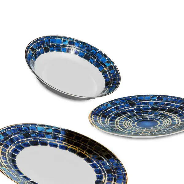 TANIA BULHOES Soup Plate, Jade