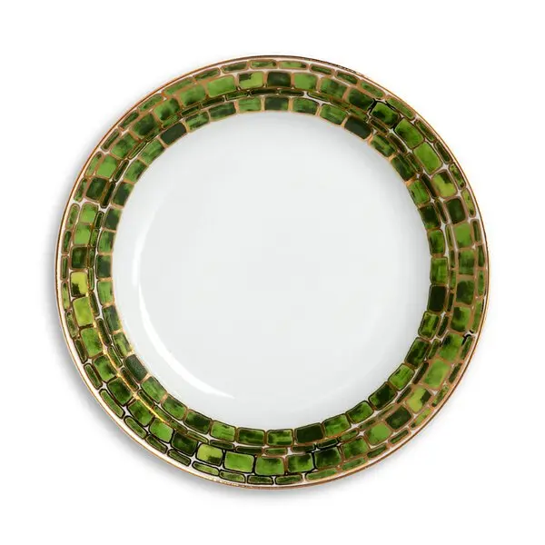 TANIA BULHOES Soup Plate, Jade - Green