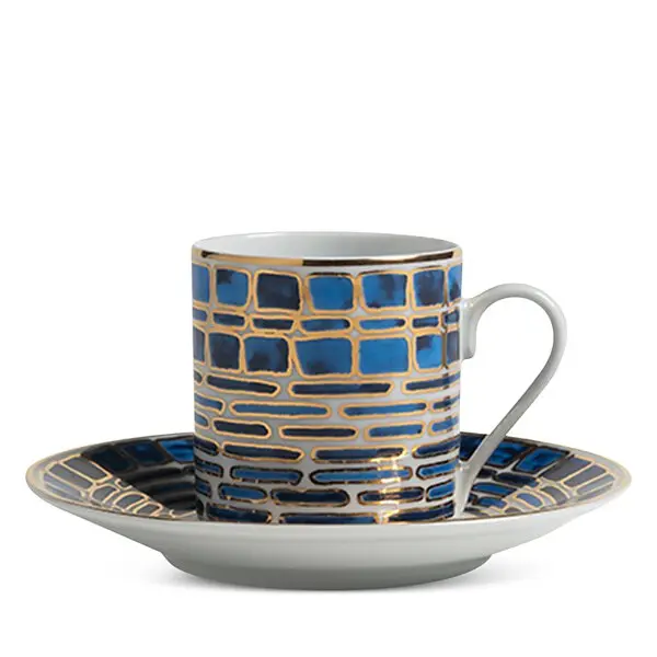 TANIA BULHOES Espresso Cup And Saucer Jade