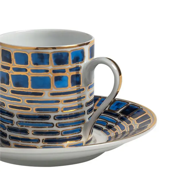 TANIA BULHOES Espresso Cup And Saucer Jade