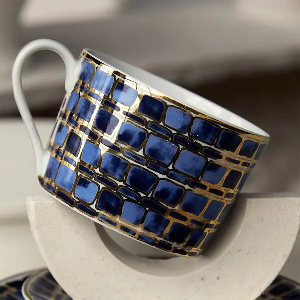 TANIA BULHOES Tea Cup And Saucer Jade