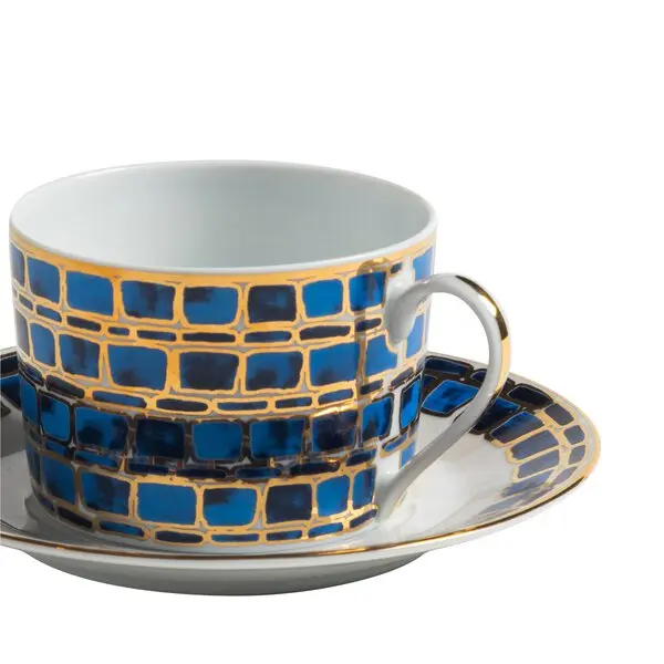 TANIA BULHOES Tea Cup And Saucer Jade