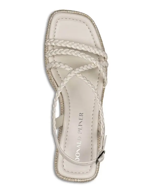 DONALD PLINER Slip On Espadrille High Heel Sandals