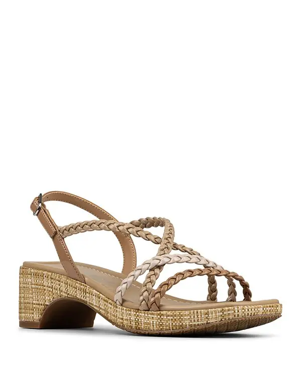 DONALD PLINER Slip On Espadrille High Heel Sandals