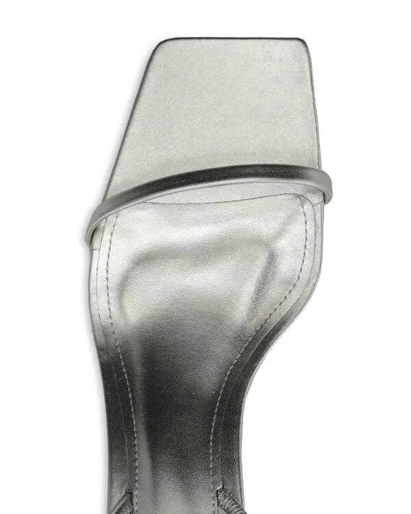Schutz Judith Slingback Sandals - Silver