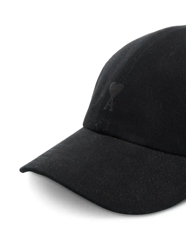 AMI Paris Denim Cap - Noir
