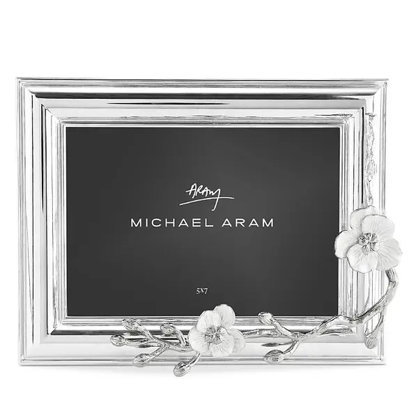 Michael Aram Silver Tone Orchid Frame, 5 X 7 - No Color