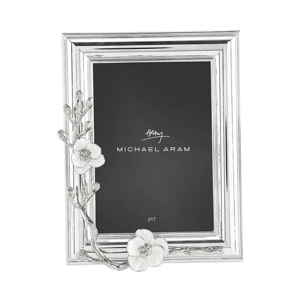Michael Aram Silver Tone Orchid Frame, 5 X 7