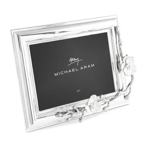 Michael Aram Silver Tone Orchid Frame, 5 X 7